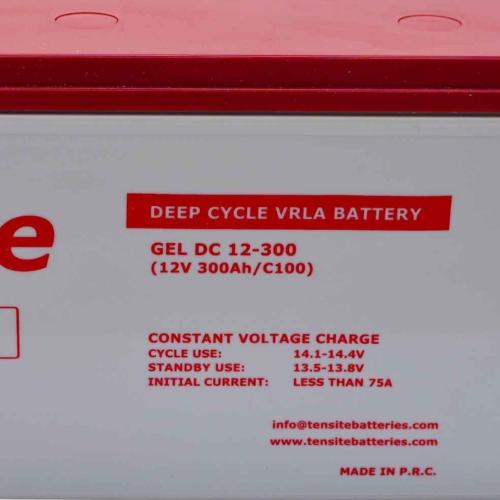 Batería Gel 300Ah 12V - Calidad Solar Garantizada | Tensite