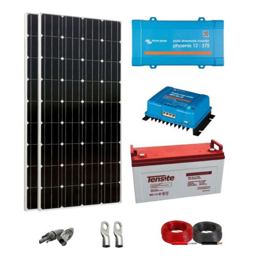 Comprar Kit solar aislado portátil 300W 12V Victron