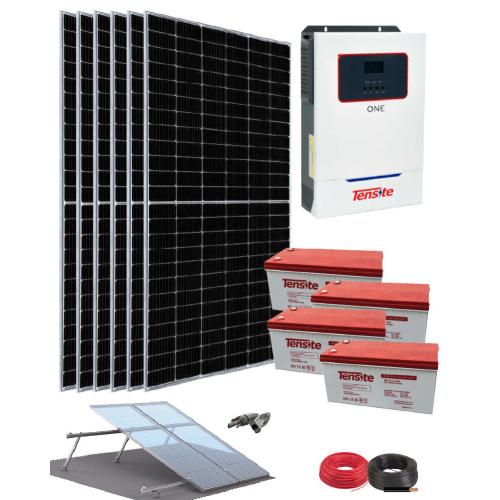 Comprar Kit Solar Aislado 5500W 48V 18300Whdía Tensite One