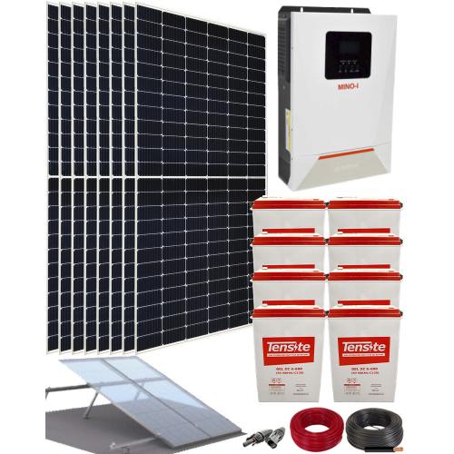 Comprar Kit Fotovoltaico Aislado 5500W 48V 24400Whdía