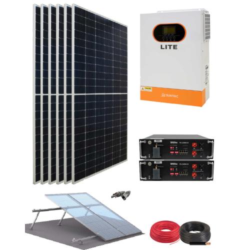 Comprar Kit Solar Litio Aislado 5500W 48V 15390Wdía Suntaic Lite