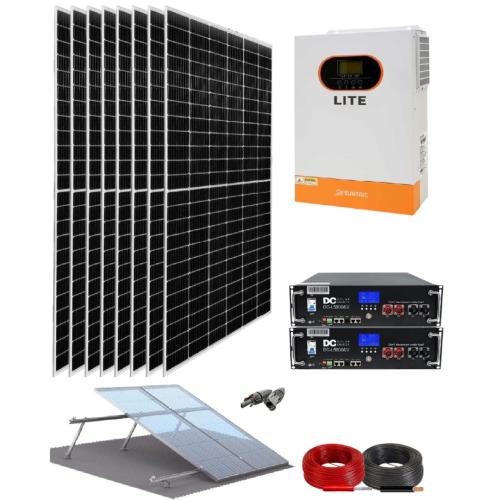 Kit solar para instalar en casa Aislado 5500W 48V 21960Wdía Suntaic Lite