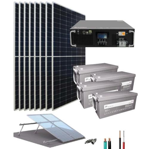 Kit solar para casa con baterías de Gel 5.5kW 48V 17010Whdía Suntaic Hero