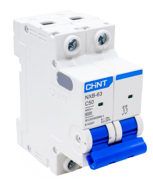 Comprar Termomagnético NXB-63 2P 50A 6KA Monofásico CHINT
