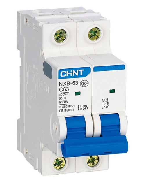 Comprar Termomagnético NXB-63 2P 63A 6KA Monofásico CHINT