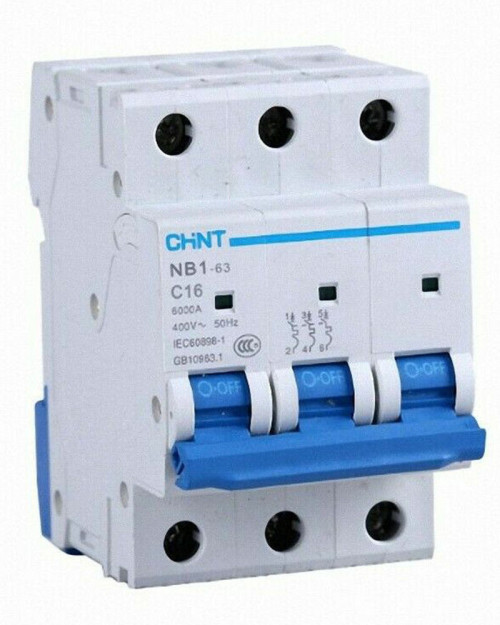 Comprar Termomagnético 3P 16A 6KA Trifásico CHINT