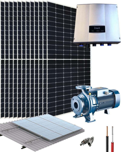 Kit Bombeo Solar Trifásico 380V hasta 5.5HP Pedrollo | AutoSolar