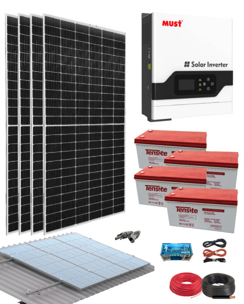 Kit Solar Aislada 5000W 48V 10900Whdia | AutoSolar