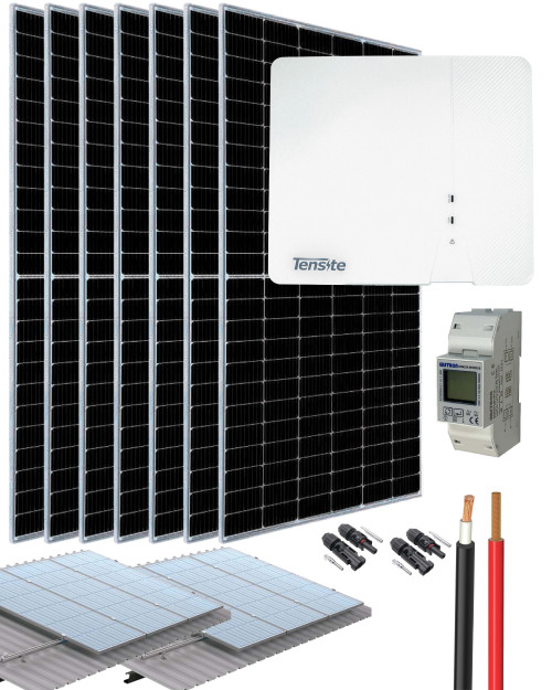 Kit Solar Híbrido 5000W 25000Whdia Growatt | AutoSolar
